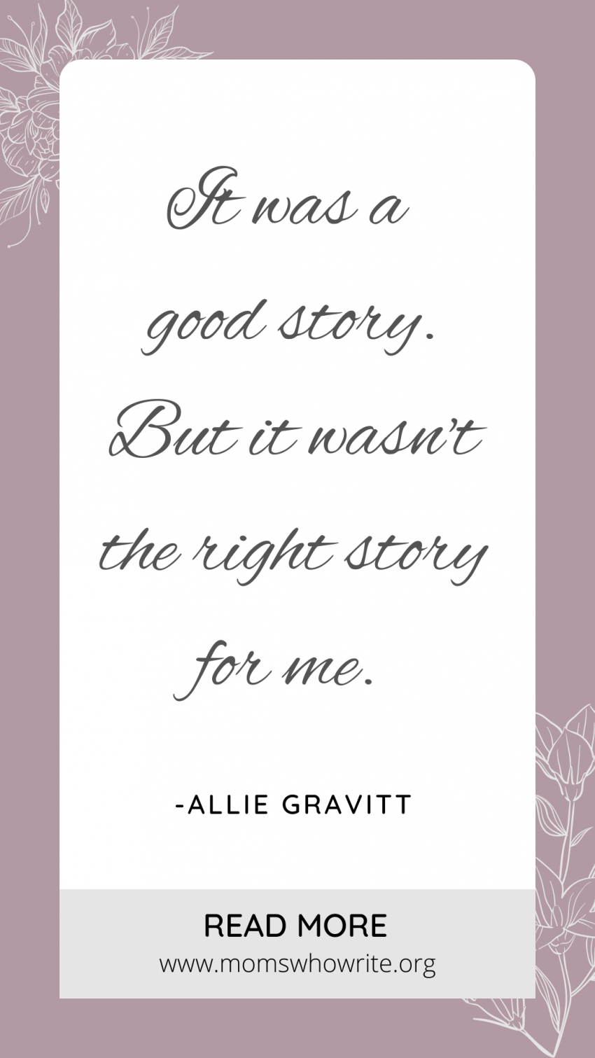 Unused words are not a waste.