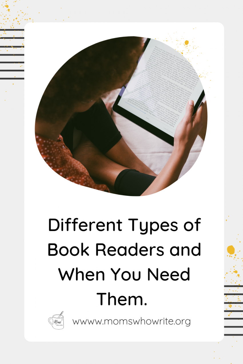 Different types of book readers and when you need them.