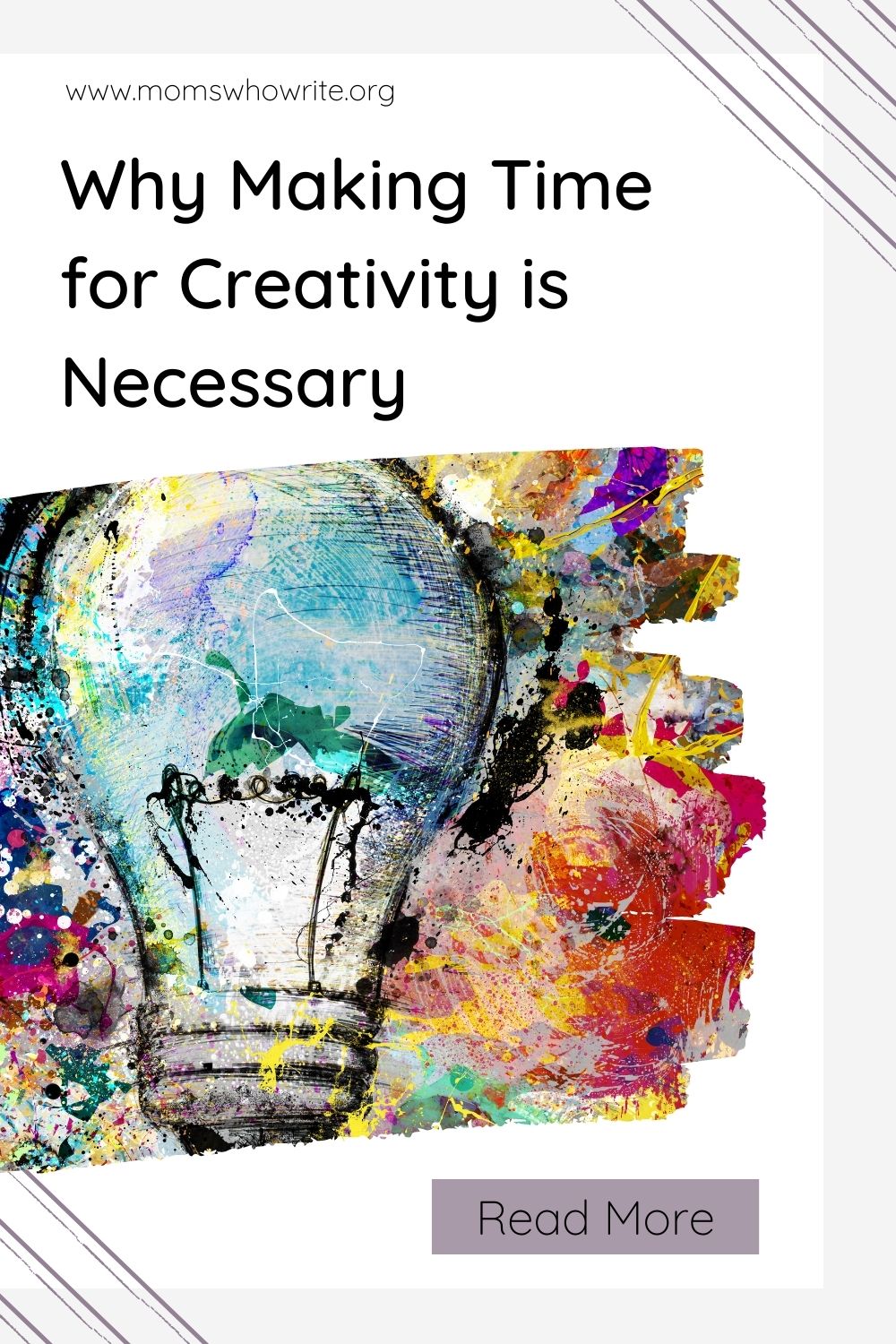 Why making time for creativity is necessary