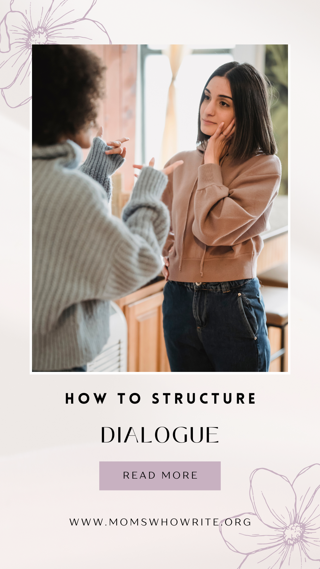 A How-To Guide for Structuring Dialogue | Moms Who Write